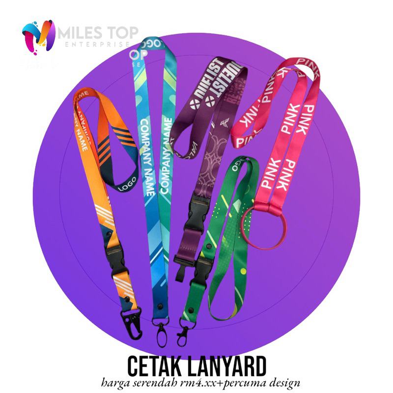 20MM Lanyard Custom Design Full Colour Printed (10pcs Minimum order ...