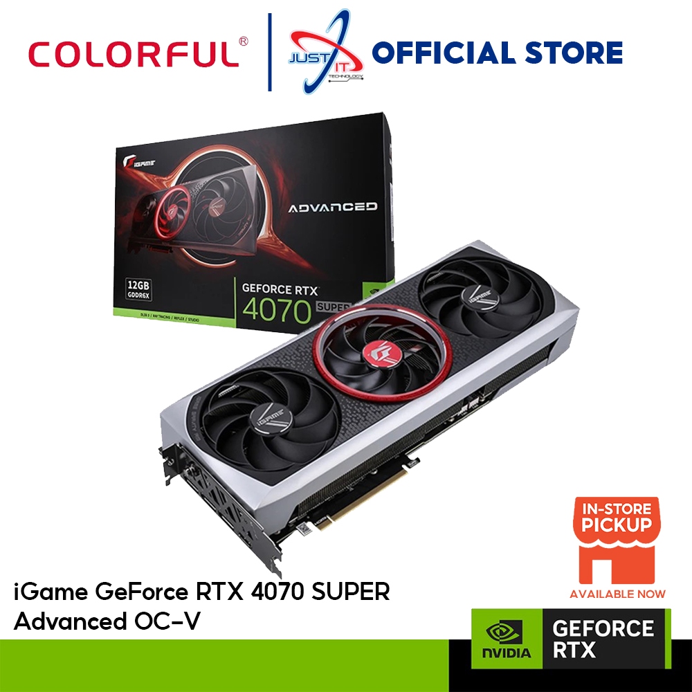 COLORFUL GeForce RTX4070 SUPER ADVANCED OC 12GB-V DDR6X GRAPHICS CARD ...