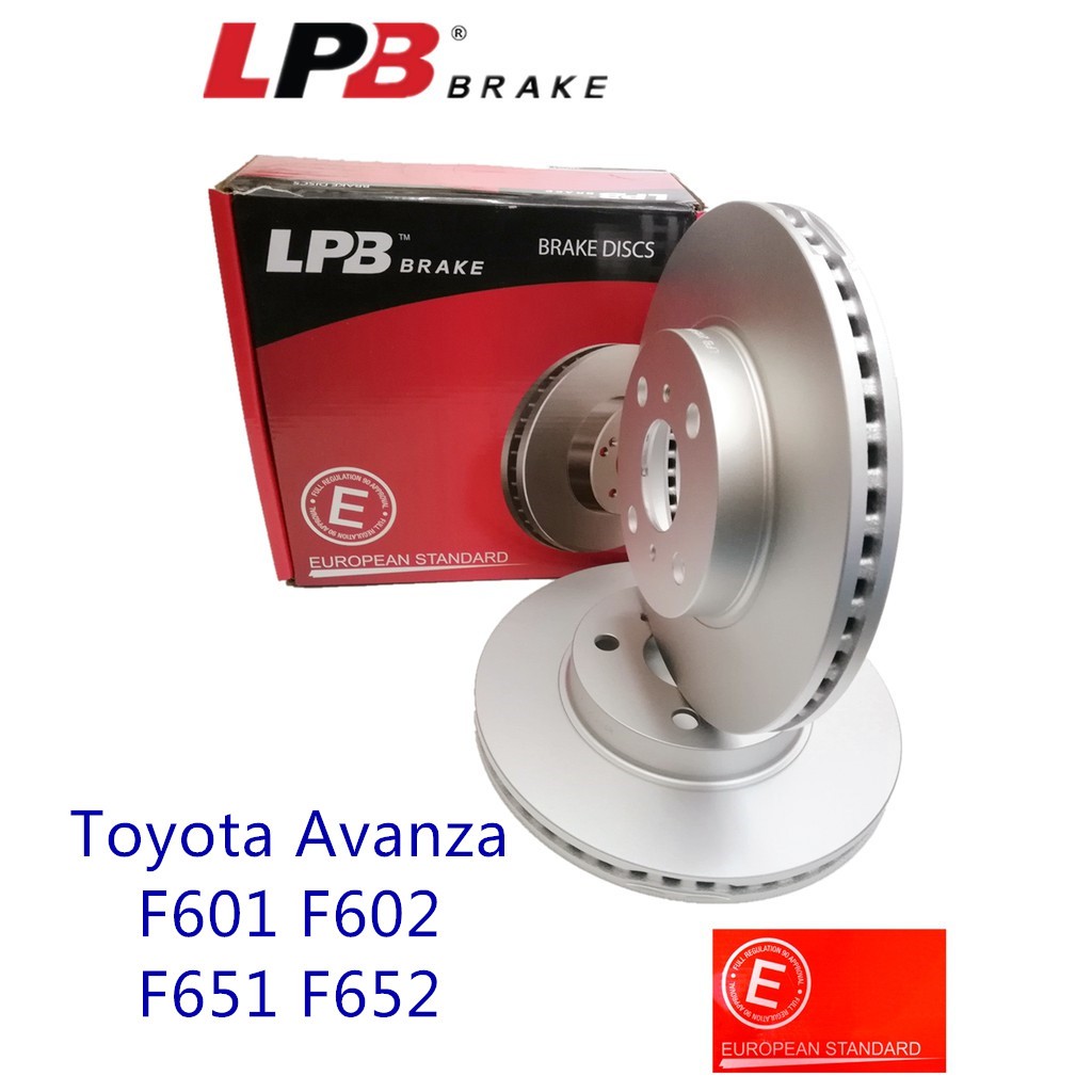 (1 Pair) (FRONT) Toyota Avanza F601 F602 F651 F652 03'-15' LPB Disc ...