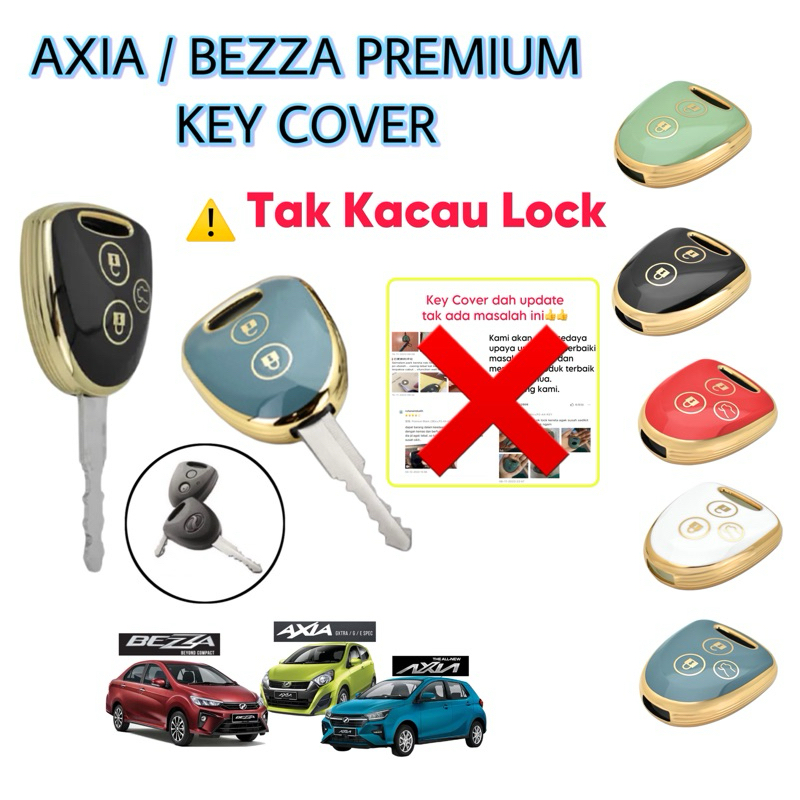 Premium TPU New Perodua Bezza AXIA 2023 G / AXIA 2014 GXTRA Car Key ...