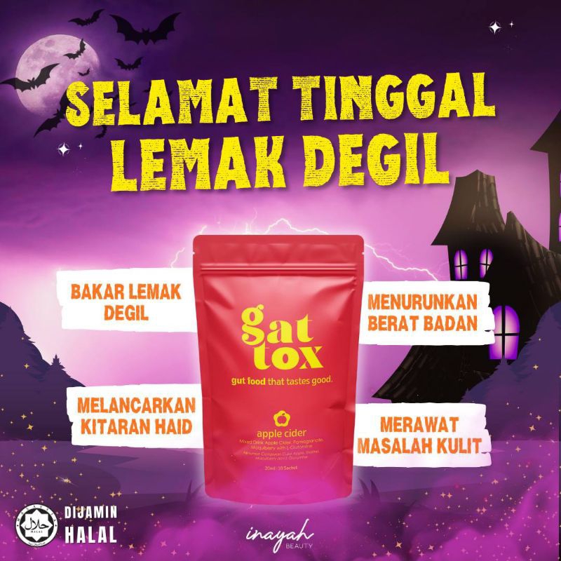 🔥🔥💯 Original GATTOX APPLE CIDER Fat Burner By INAYAH BEAUTY. | Shopee ...