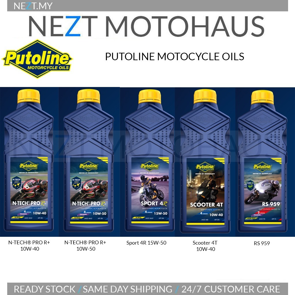 PUTOLINE ENGINE OIL MOTOR PRO R+ / SCOOTER / SPORT 4R / RS959 | Shopee ...