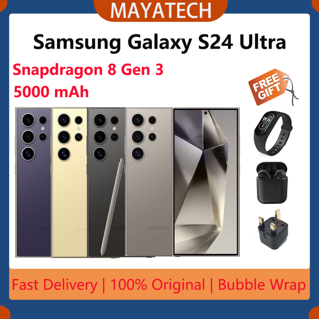 Brand New Samsung Galaxy S24 Ultra Snapdragon 8 Gen 3 6.8 inches 5000 ...