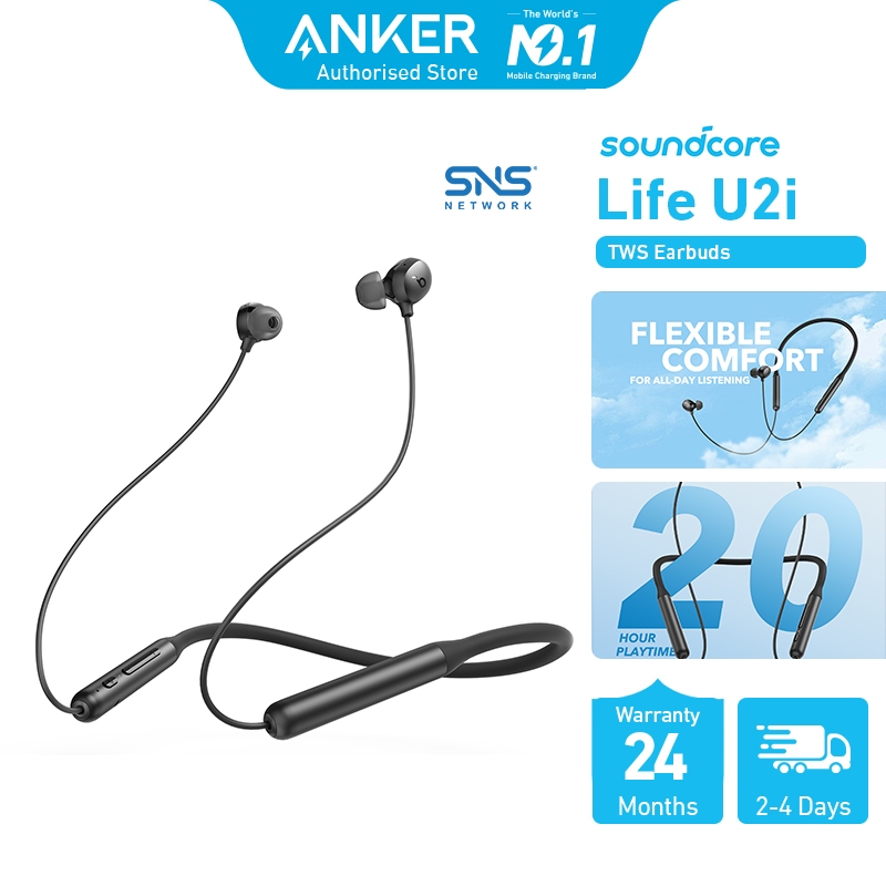 Anker Soundcore Life U2i Black Earbuds A3213 | Shopee Malaysia
