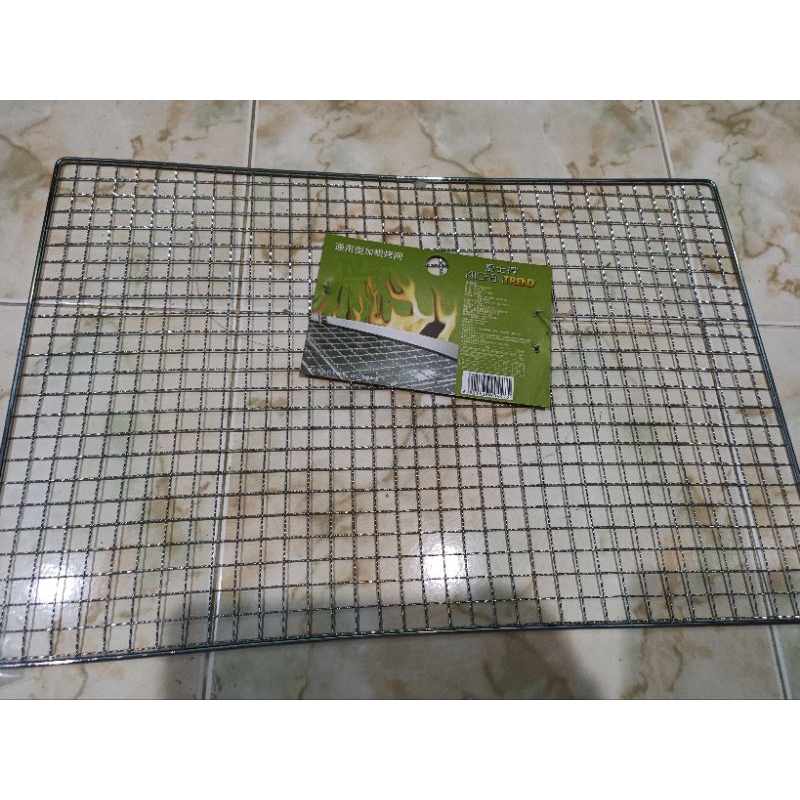 JARING BBQ , MESH METAL BBQ 45 x 30 cm besi bbq | Shopee Malaysia