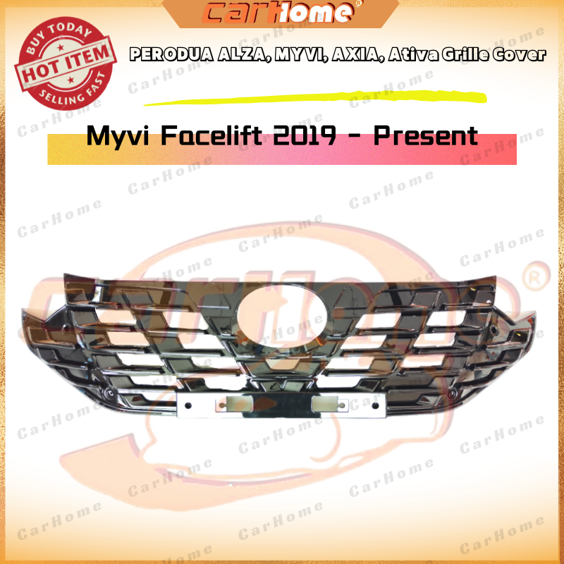 Perodua Axia Alza Ativa Myvi Facelift 2022 2023 2024 GR Front grill ...