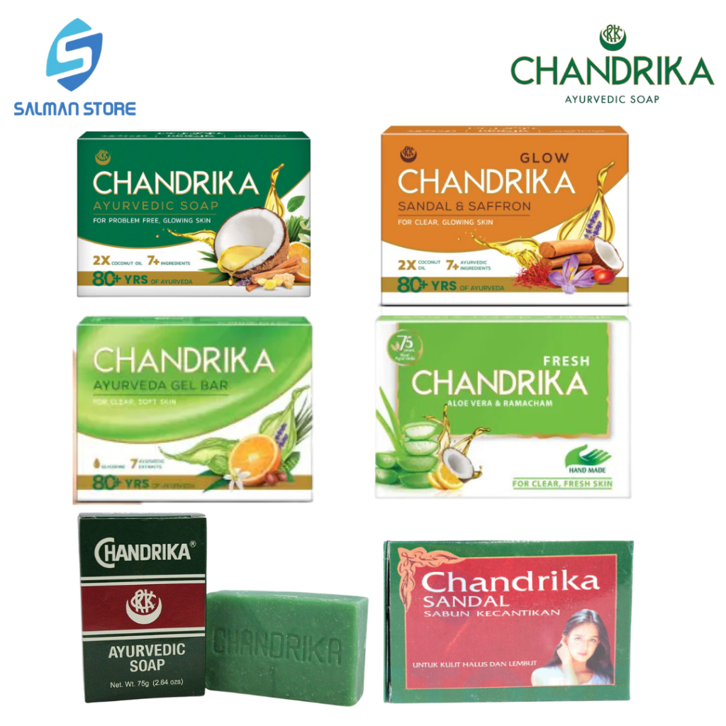 💯 AUTHENTIC Chandrika Ayurvedic Soap 75g | Sabun Mandi Chandrika ...
