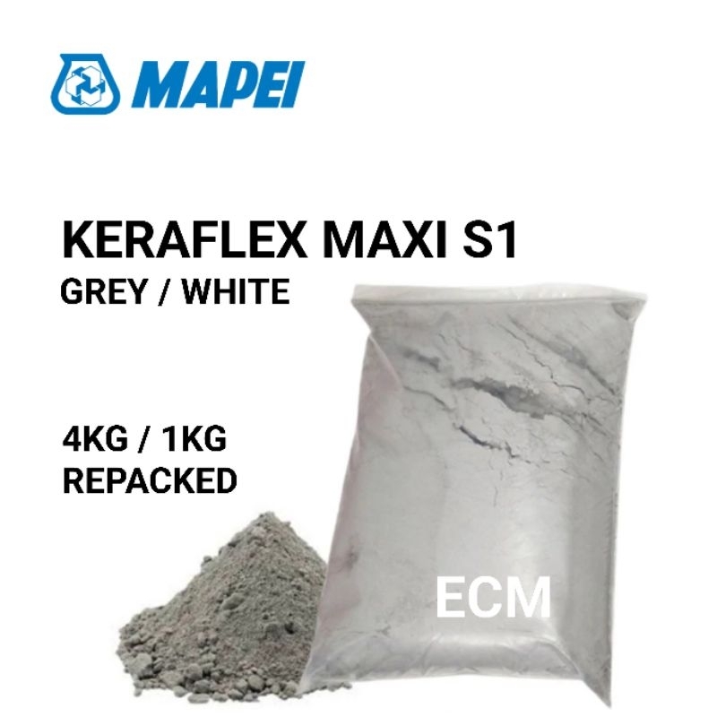 MAPEI KERAFLEX MAXI S1 (4KG & 1KG REPACKED) SIMEN GAM MOZEK BERKUALTI ...