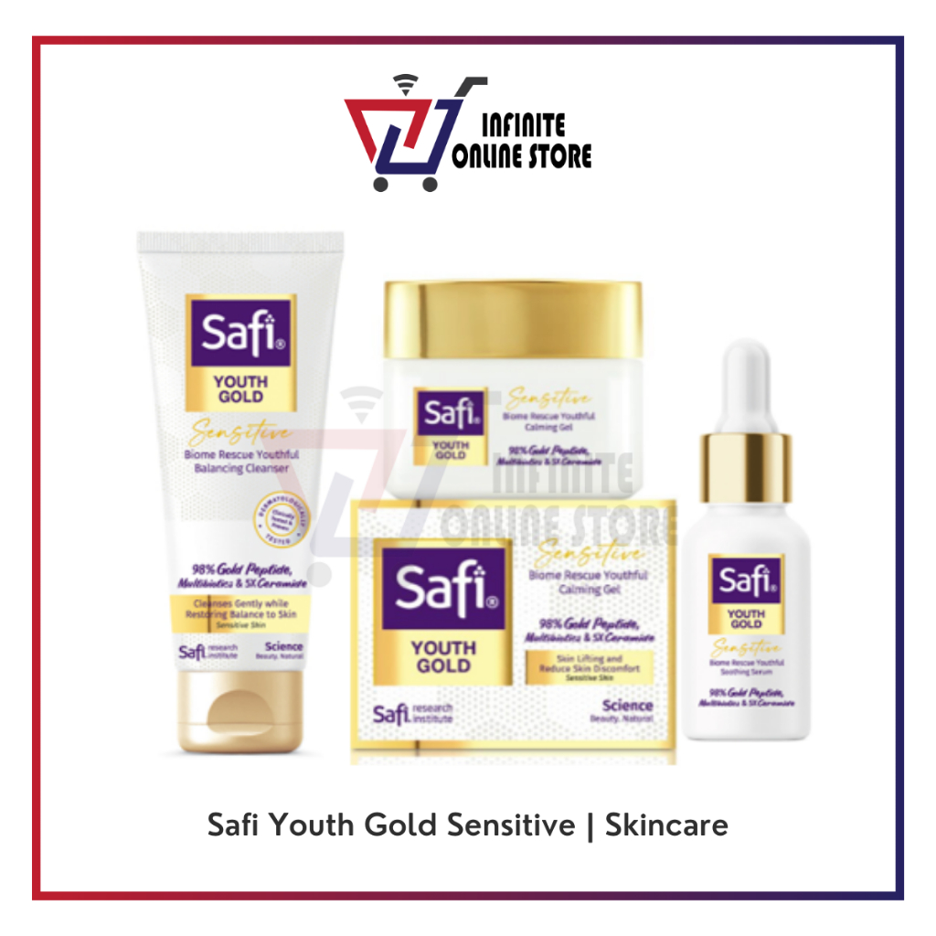 SAFI Youth Gold Sensitive Multibiotic Biome Series Skincare Products ...