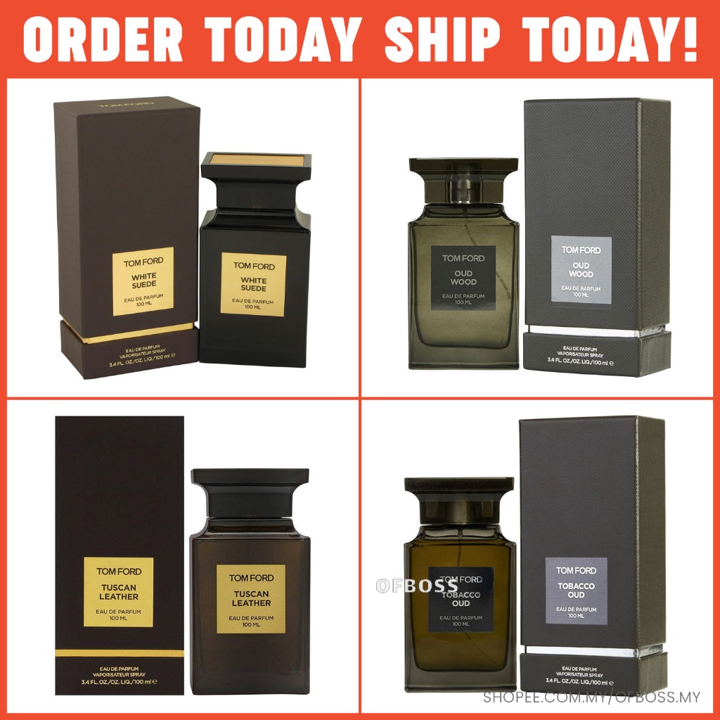 Tom Ford Oud Wood, White Suede, Vanille Fatale, Tuscan Leather EDP ...