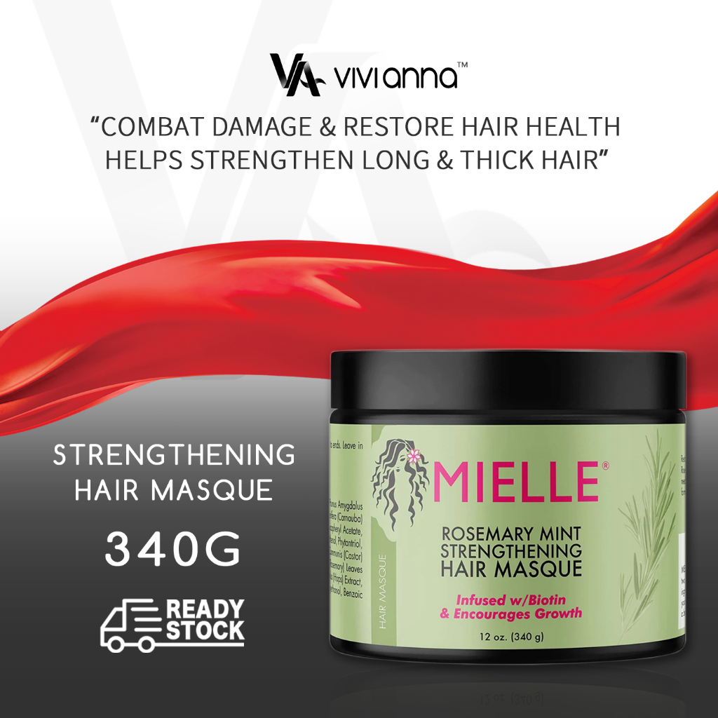 Mielle Hair Masque 340g, Mielle Organics Rosemary Hair Mask, Mint ...