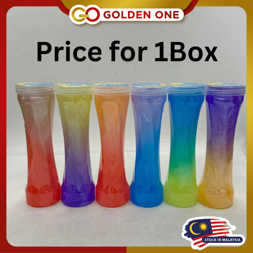 YOUQI Rainbow Colourful Slime Crystal Mud Slime/Push Toys 彩虹颜值担当泥 NO ...
