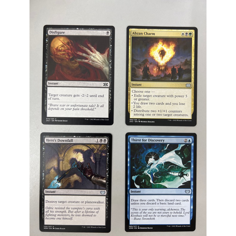 Magic The Gathering Disfigure/ Abzan Charm | Shopee Malaysia