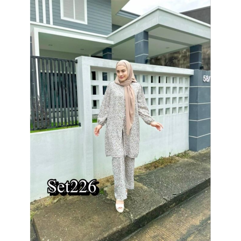 SET BAJU SELUAR DESIGN CORAK P 226 (DADA FIT 46 INCI) | Shopee Malaysia