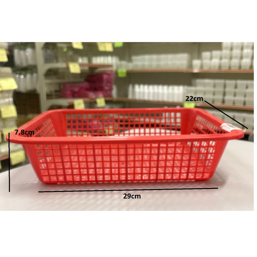 【READY STOCK 】Plastic Tray | Square Basket | Multi-Purpose Basket | Storage Basket Bekas Sayur ...
