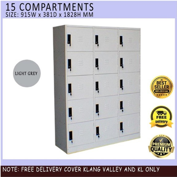 3/6/9/12/15/18 Compartments Steel Locker | Locker Storage | Steel ...