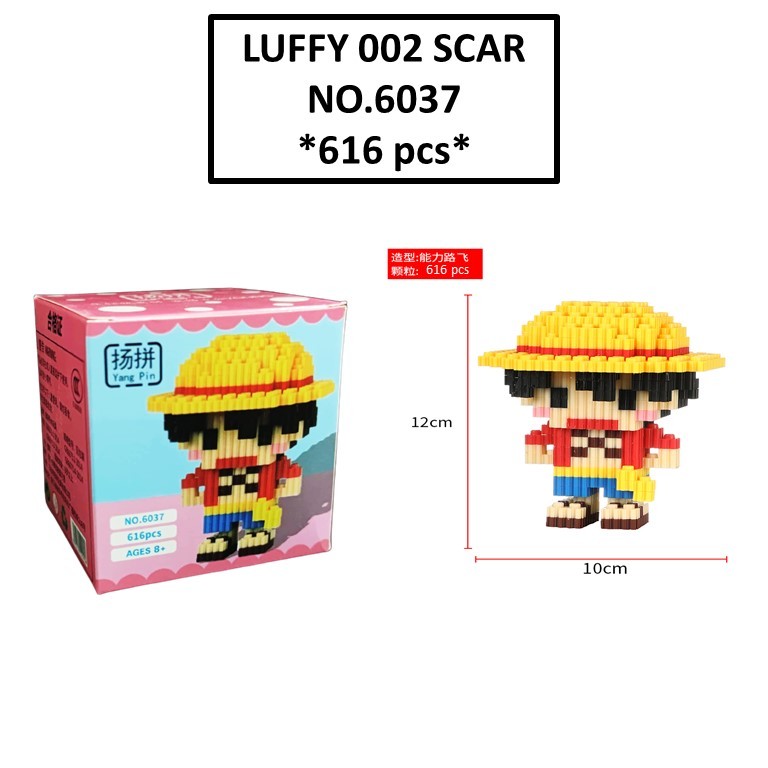 [Part 1] [DIY] 3D Micro Magic Block Mario Luffy Figure Diamond Small ...