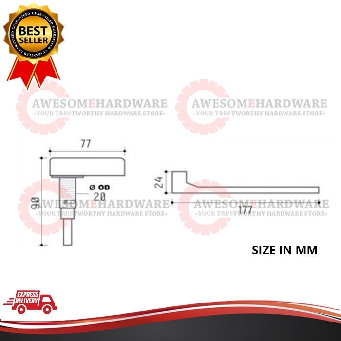 (FRONT HANDLE) TECHPLAS 1048-DIY 1049-DIY PVC TOILET CISTERN FLUSH PULL FOR LOW LEVEL TOILET ...