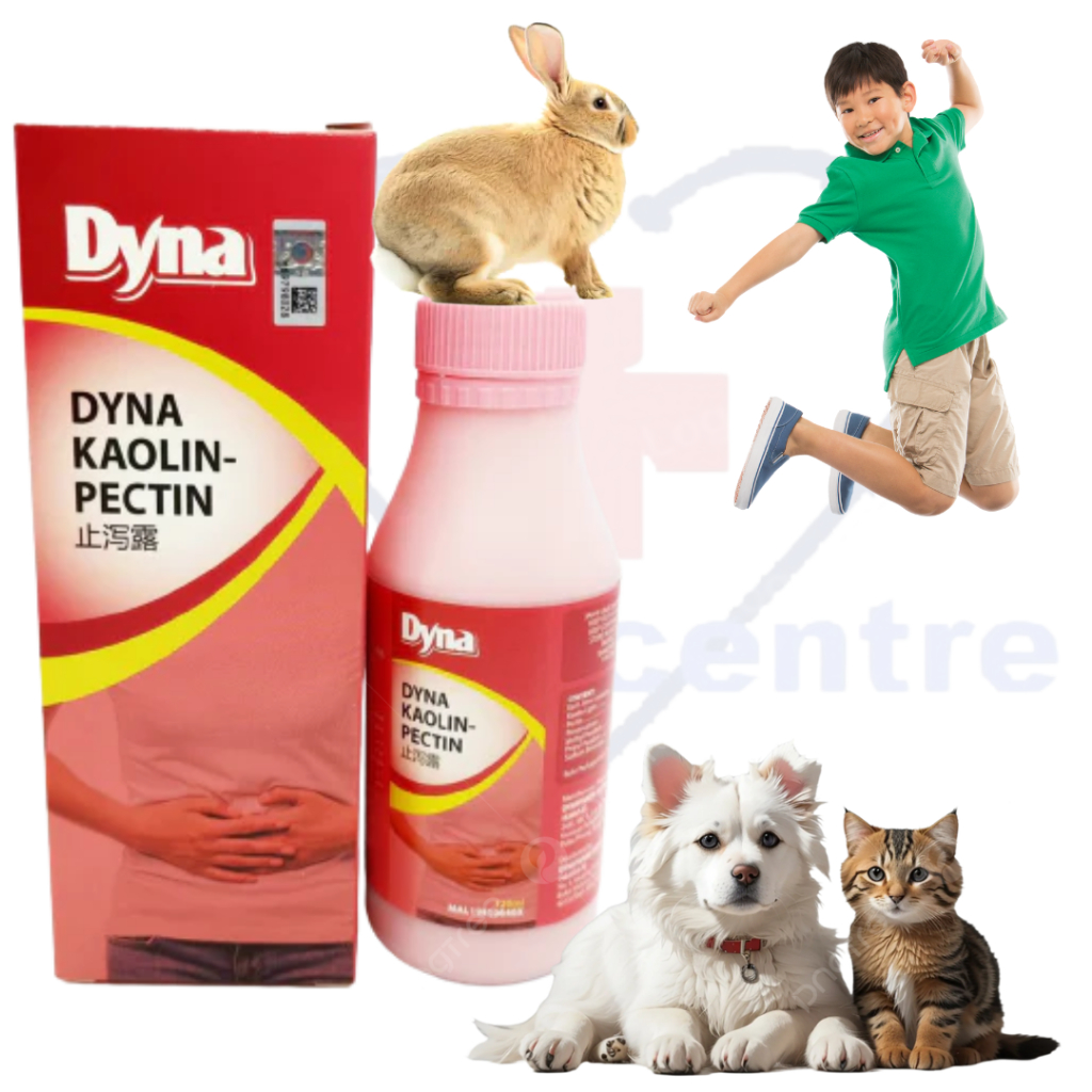EXP 2026 DYNA KAOLIN-PECTIN 120ML FOR DIARRHEA CIRIT BIRIT Kucing ...