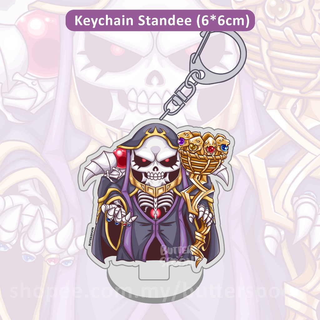 Ainz Ooal Gown Overlord Keychain + Standee | Shopee Malaysia