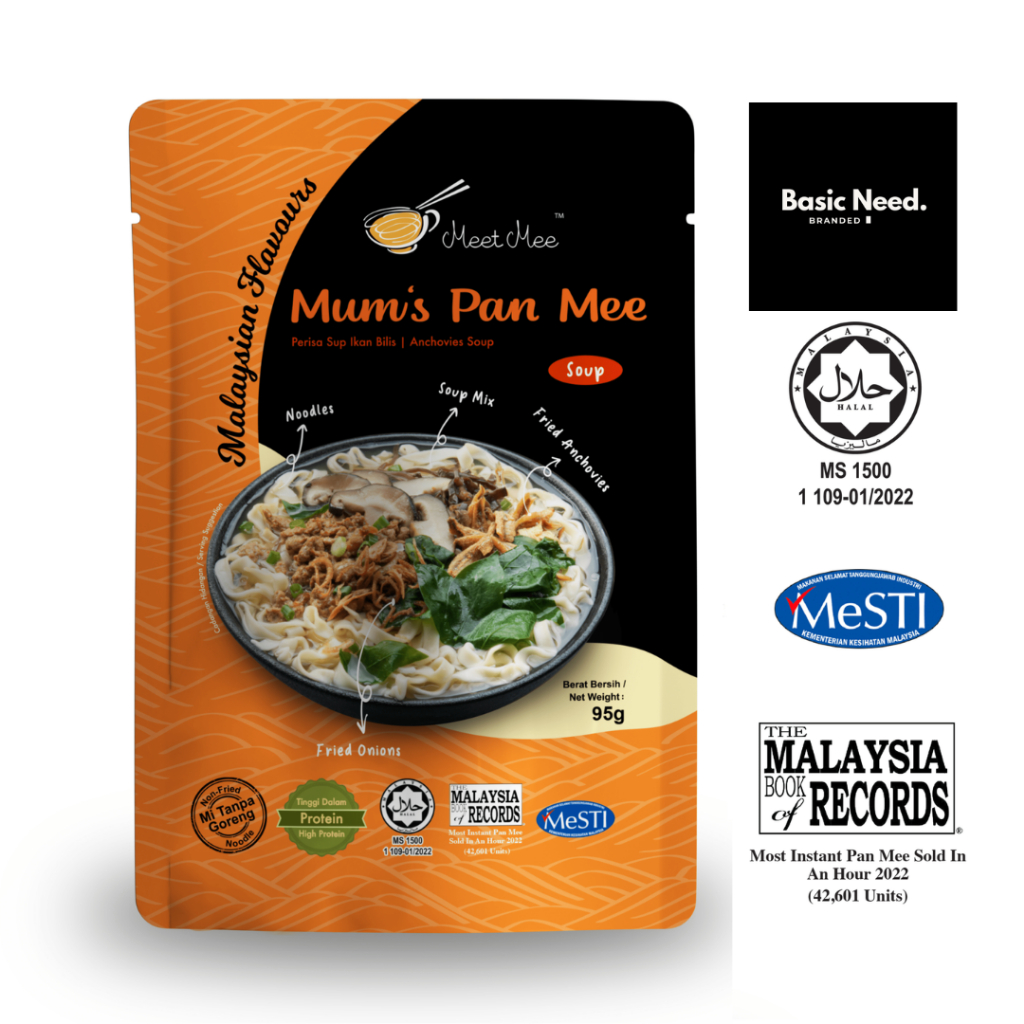 【HALAL】Mum's Soup Pan Mee (Anchovies Broth) | Mum's Pan Mee Sup (Perisa ...