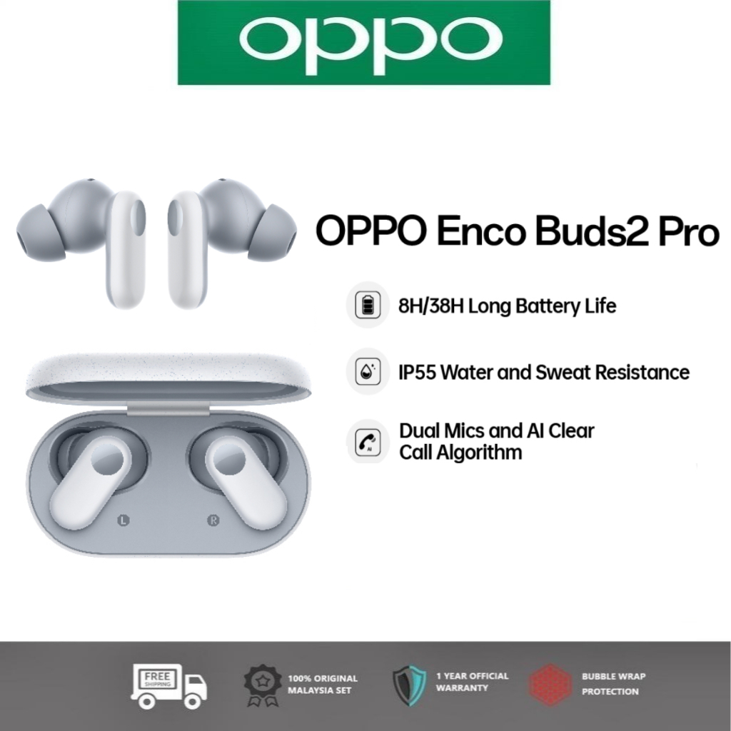OPPO Enco Buds 3 Pro / Enco Buds 3 / Enco Buds 2 / Original Malaysia ...