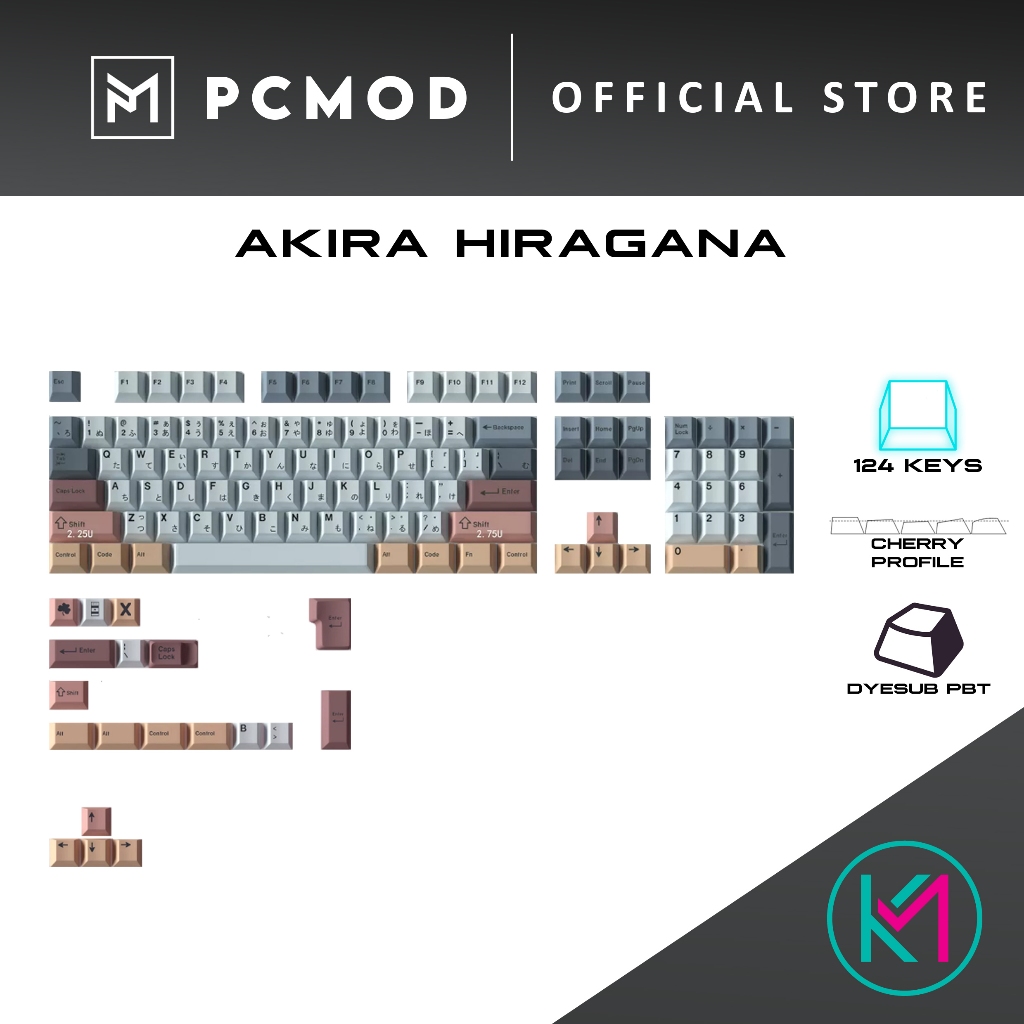 AKIRA | Base Set Only , Novelties Only , Both | Cherry Profile Keycaps | PCMOD x KEYMOD | Shopee ...