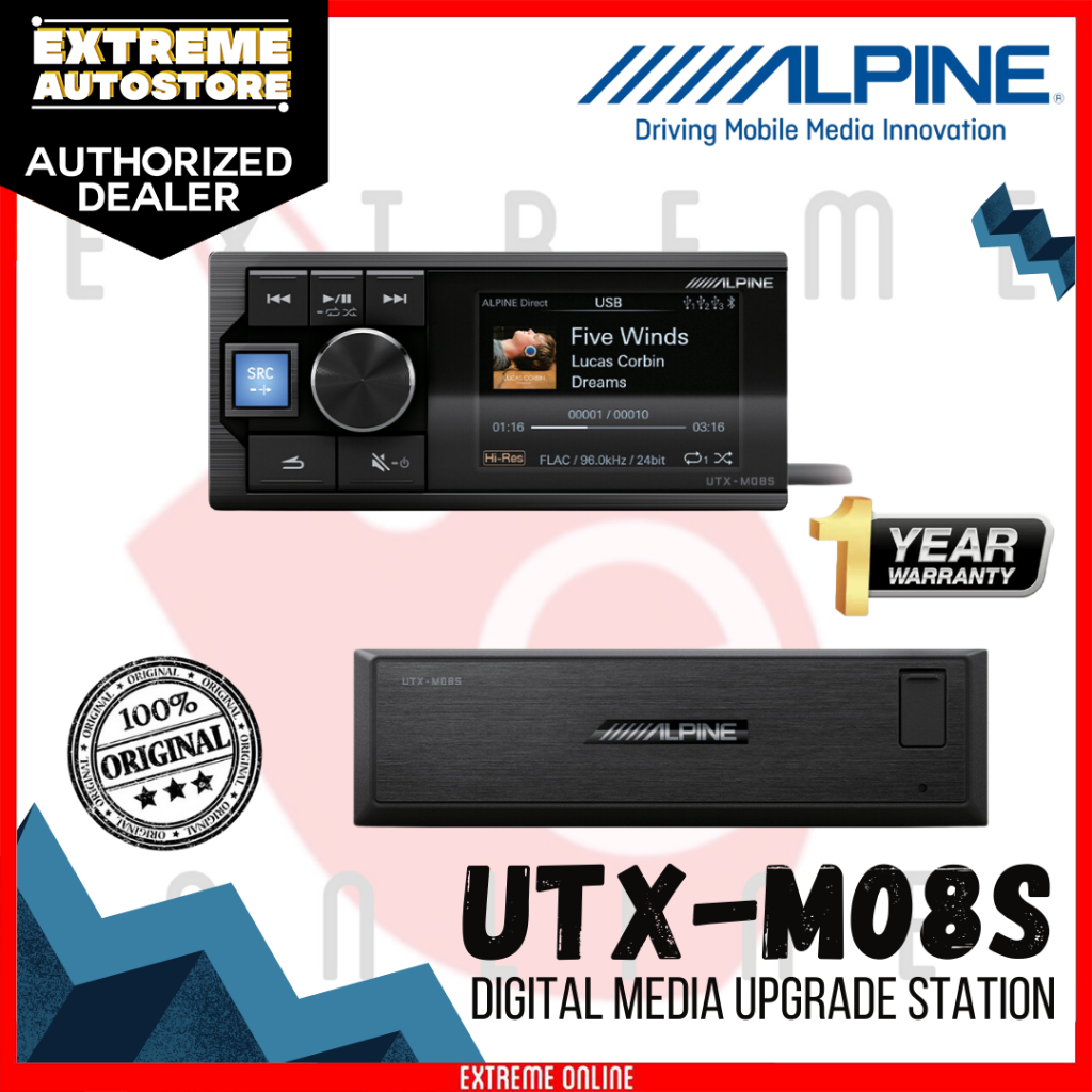Alpine UTX-M08S - ADD-IN DSP AUDIO PLAYER | Shopee Malaysia