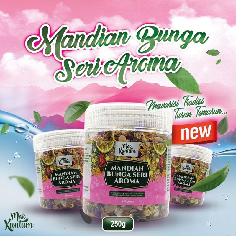 MANDIAN BUNGA SERI AROMA MAK KUNTUM | MANDI BUNGA | MANDIAN BUNGA ...