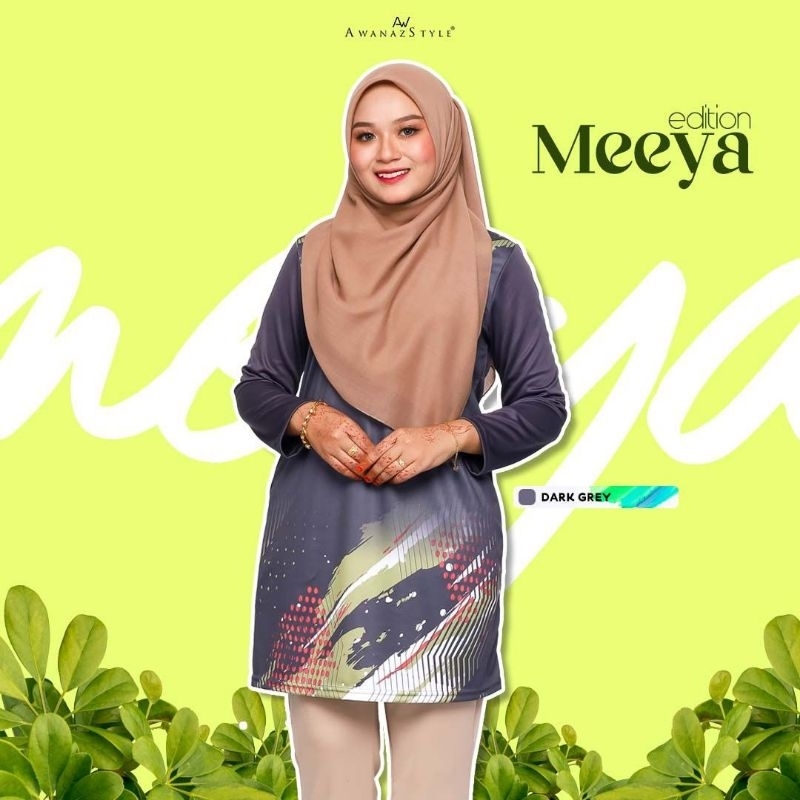T Shirt Muslimah Meeya Series by Awanaz Style ( PLUS SIZE ) | Shopee ...