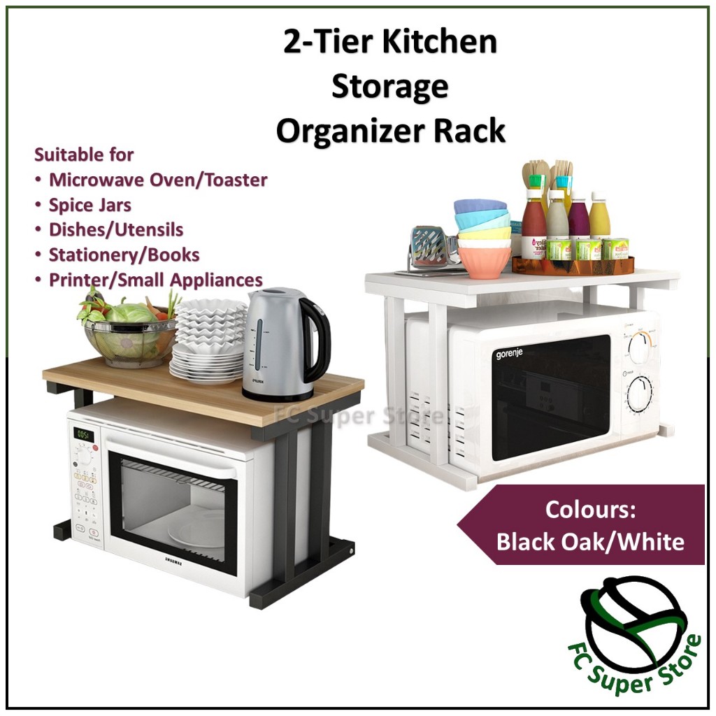 FCSS – 2 Tier Kitchen Rack / Rak Dapur / Kitchen Storage Organizer ...
