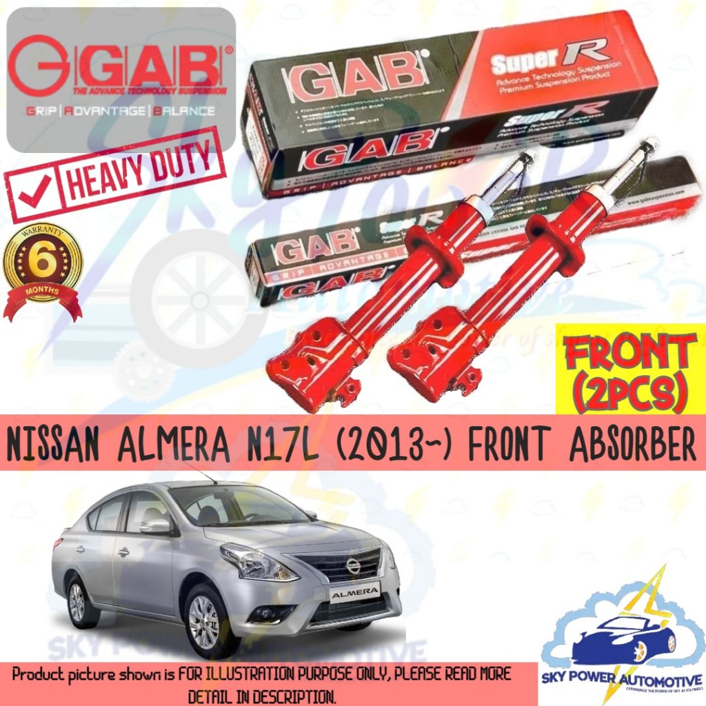 NISSAN ALMERA N17L (2013~) GAB SUPER R SPORT PREMIUM HEAVY DUTY GAS ...