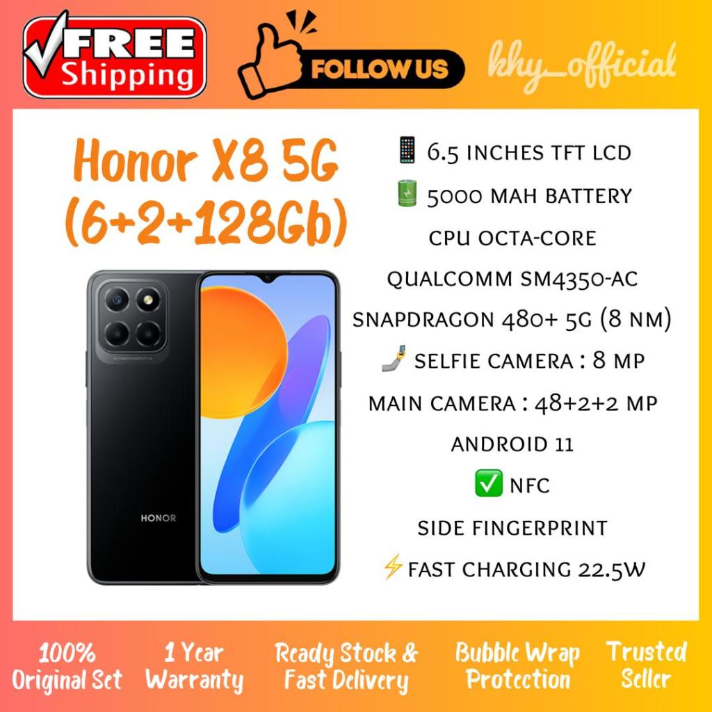 New Smartphone Origininal Honor X8 5G [ 6+2Gb Extended Ram+128Gb Rom ...