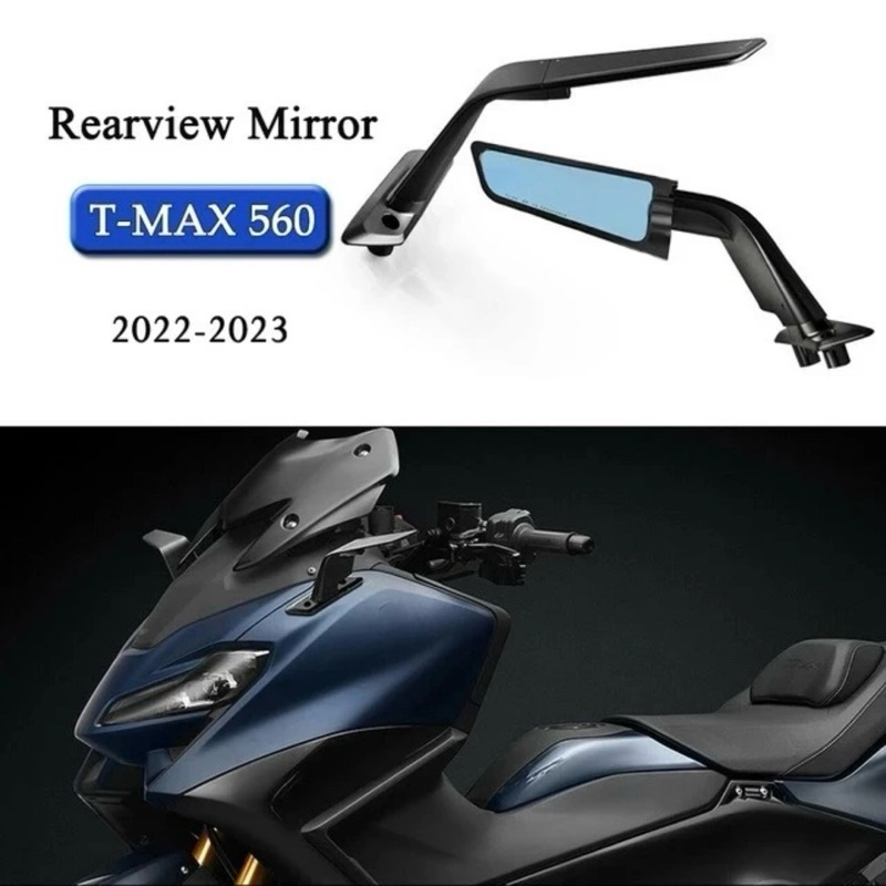 T-MAX 560 Yamaha Mirror Aluminium Shape Adjustable New Rear View Side ...