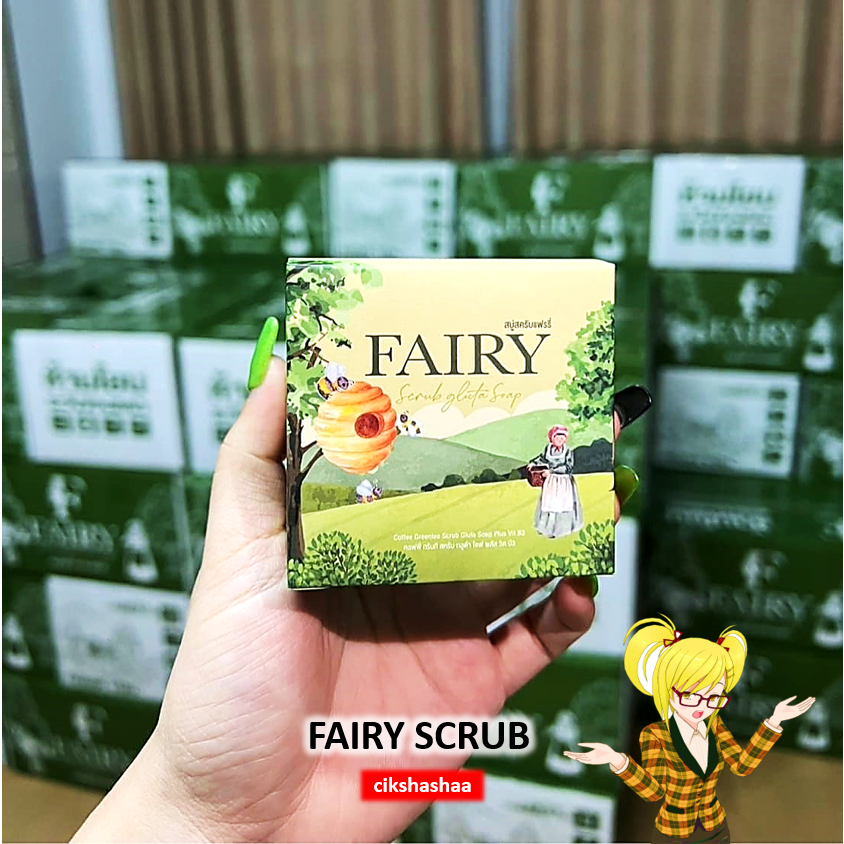 NEW PACKAGING !!! FAIRY SCRUB SOAP - Sabun Scub Gluta Dengan Ekstrak ...