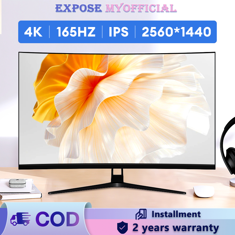 Monitor PC 24 Inch Curved Monitor EXPOSE Gaming monitor 165Hz 27 Inch ...