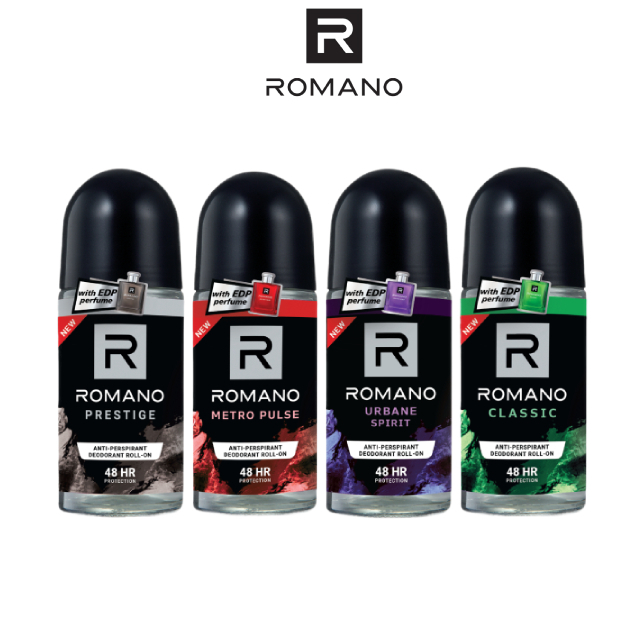 ROMANO Deodorant Roll On 50ml | Prestige | Metro Pulse | Urbane Spirit ...