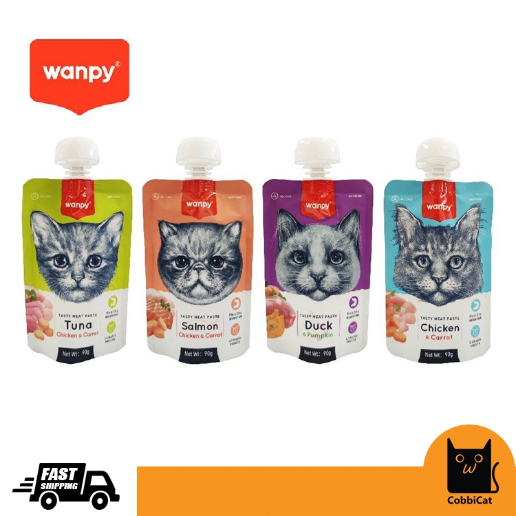 Wanpy Fresh Meat Lickable Treats 90g ( Cat ) | Shopee Malaysia