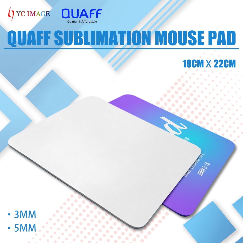 Sublimation Rubber Mouse Pad 3mm 5mm 18cm X 22cm Area Size Games and ...