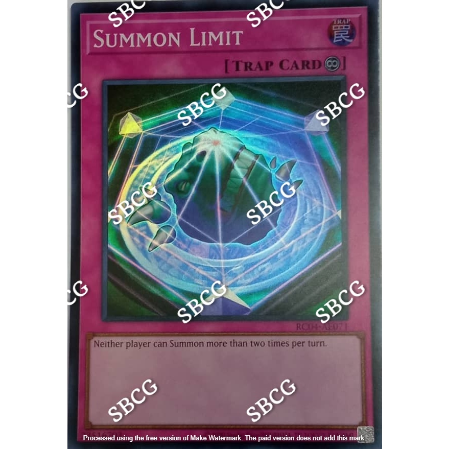 Rarity Collection Quarter Century Edition "Summon Limit" ( RC04-AE071 ) | Shopee Malaysia