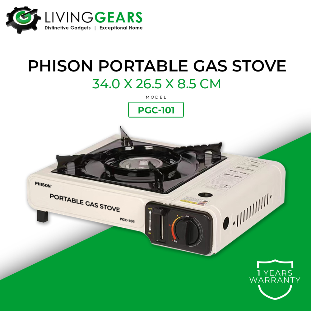Phison Portable Gas Stove Cooker PGC-101 - 1 year warranty | Shopee Malaysia