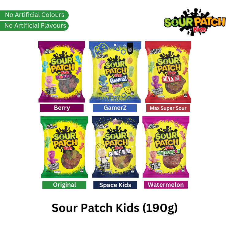 🇦🇺 Sour Patch Kids - Berry / GamerZ / Max Super Sour / Original / Space ...