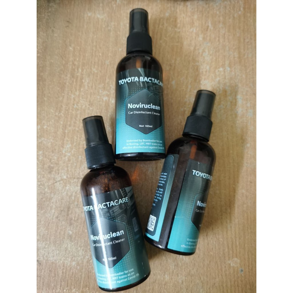 【100% HALAL Toyota 丰田 NOVIRUCLEAN BACTACARE DISINFECTANT/SANITIZER ...