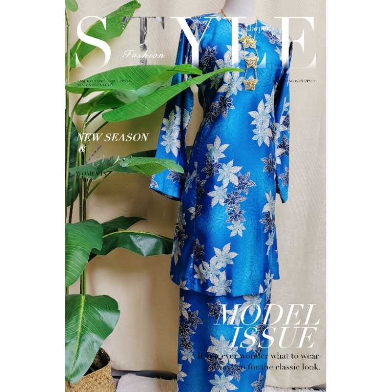 Ready stock corak Batik corak burga Kurung Pahang | Shopee Malaysia