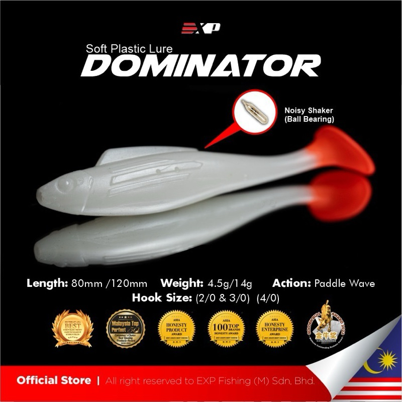 Exp Dominator Soft Plastic SP Lure Set (8cm/12cm) | Shopee Malaysia