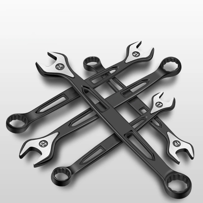 🌟NEW model🌟HEAVY DUTY carbon steel COMBINATION wrench spanner 6mm-24mm ...