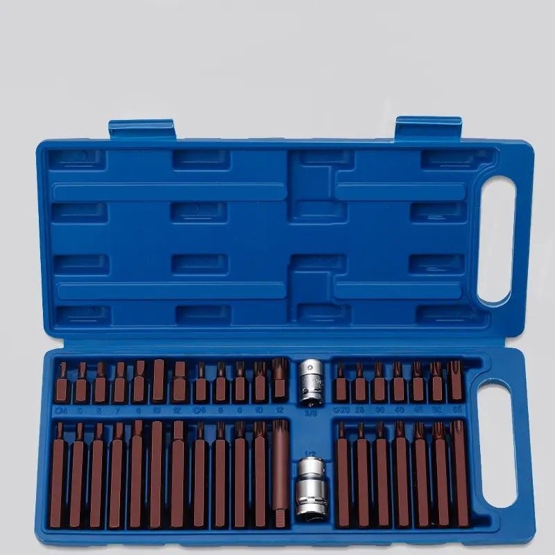40pcs Hex Star Spline Torx Socket Screwdriver Bit 1/2" 3/8" Drive ...
