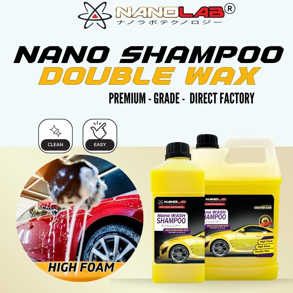 [NANOLAB] Nano Wash Shampoo | Wash & Wax for Car Detailer | Syampu ...