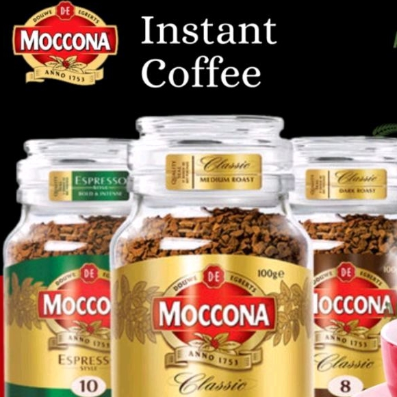 Moccona Roasted Hazelnut Freeze Dried Coffee 95g / Moccona Indulgence Freeze Dried 8 Instant ...