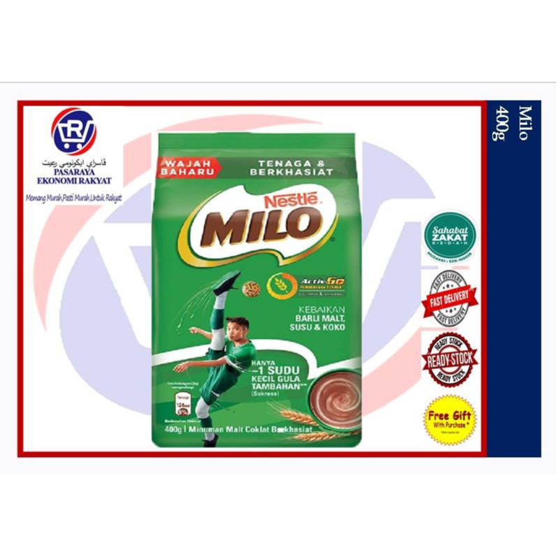 Nestle Milo Pack 400g | Shopee Malaysia